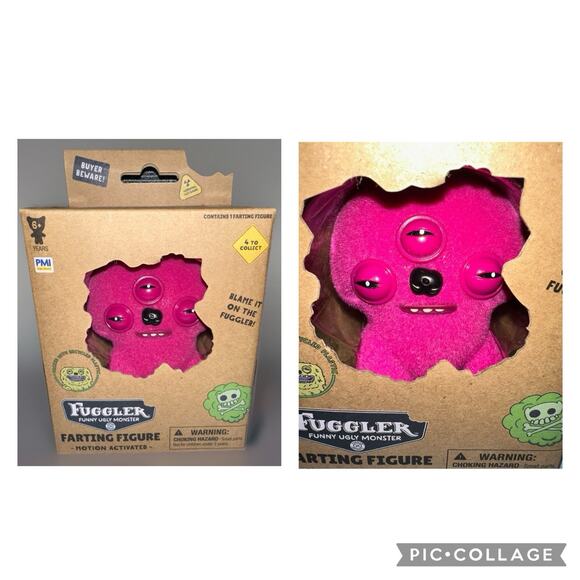 Spin Master | Toys | 224 Fuggler Pink Farting Monster 35 Funny Ugly ...